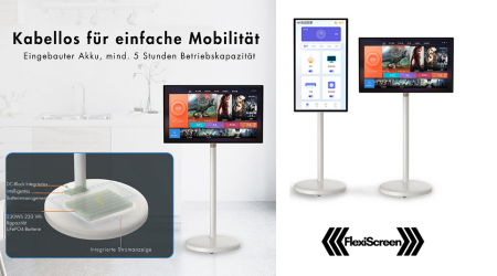 FlexiScreen - Entertainment überall mit FlexiVision Pro!